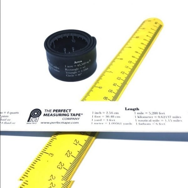 SB12 - 12" Silicone Tape Measure Snap Bracelet (Black) | Perfect ...