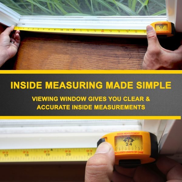 WIN-10 - Window Tape - 10ft Steel Inside Measurement Tape Measure with ...
